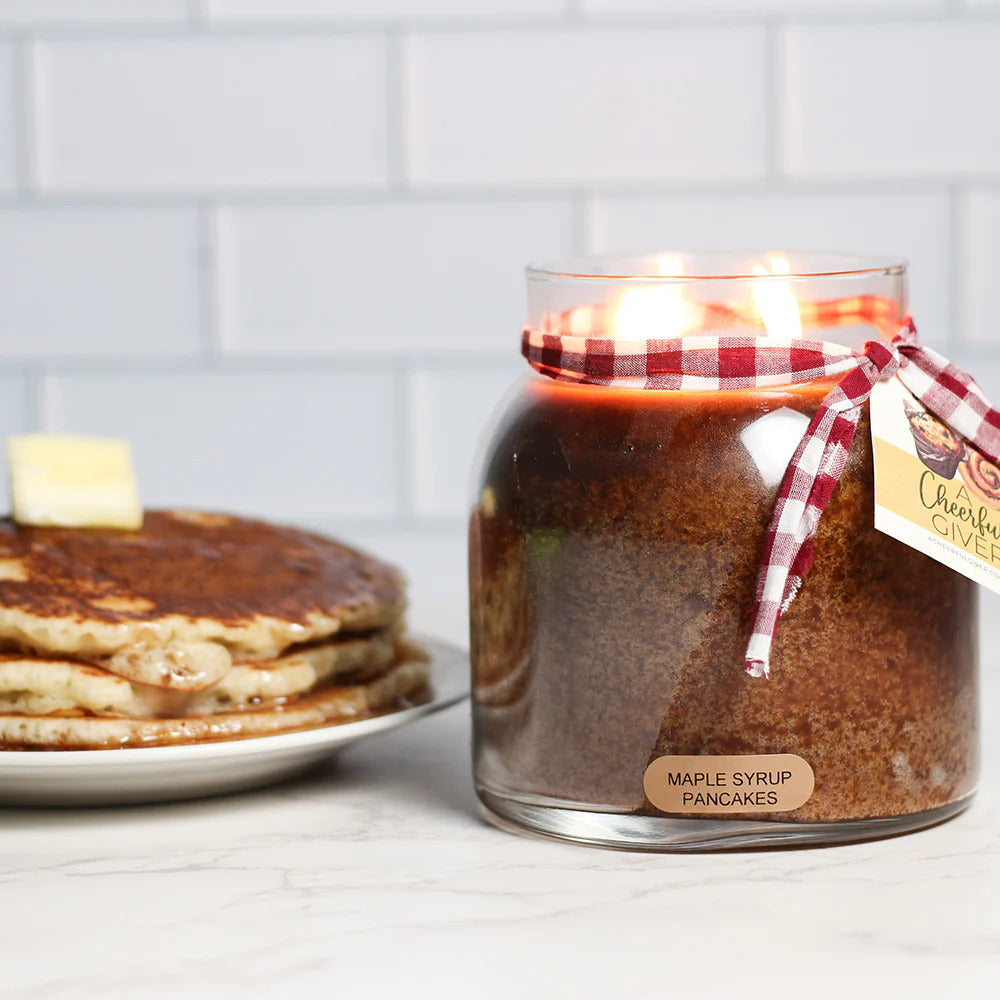 A Cheerful Giver / Keepers Of The Light 34 oz Maple Syrup Pancakes Pap