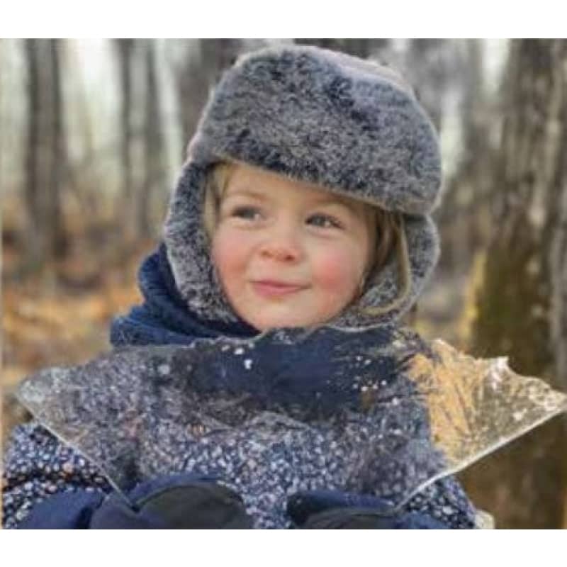 Calikids Waterproof Trapper Hat-Charcoal, Fuschia, Dark Denim , Purple