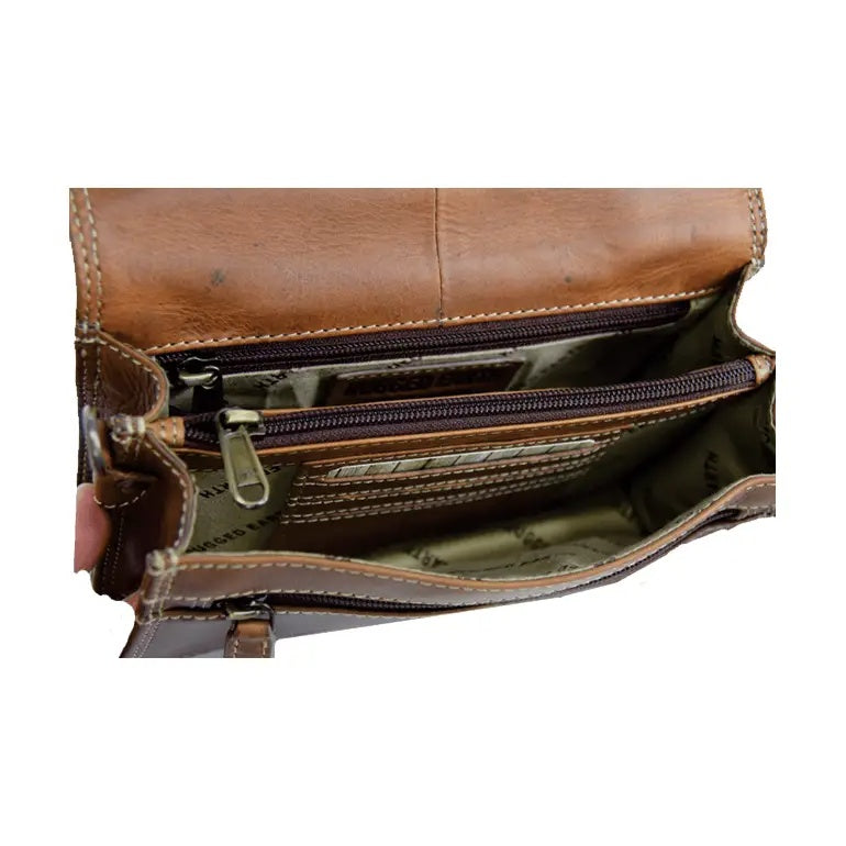 Rugged Earth Women's Leather Organizer Purse/Wallet - 199023 - Brown