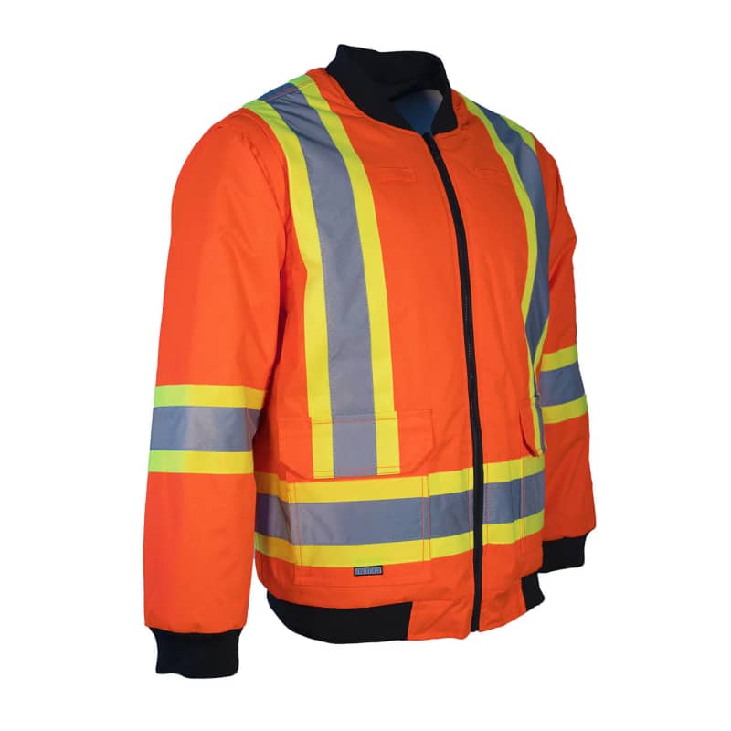 Forcefield Orange 4-in-1 Hi Vis Safety Parka - Orange