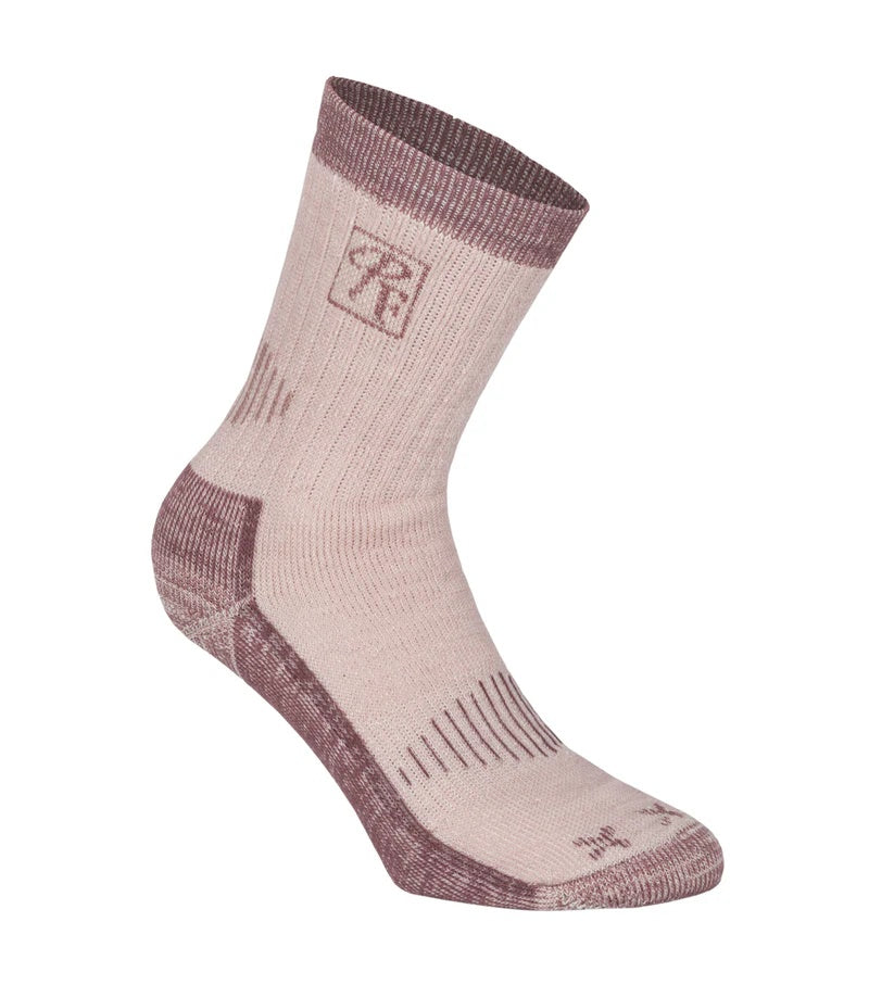 P&F Workwear Women's Merinos Wool Work Socks (3-Pair Pack) - Dusty Pin