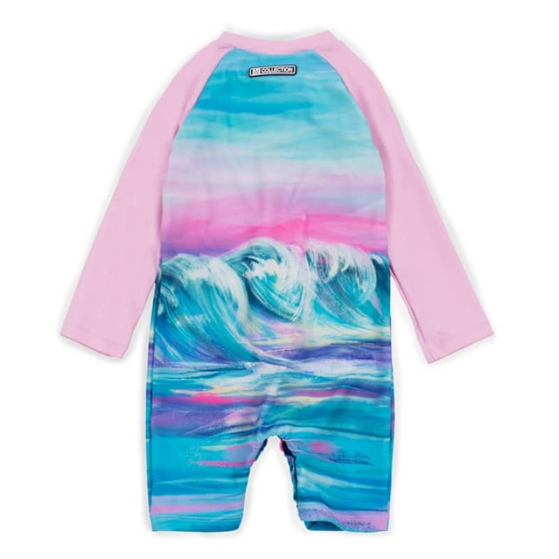 Nano Girls' Waves One Piece Rashguard Swimsuit 6-24M – Moonbeam Country ...