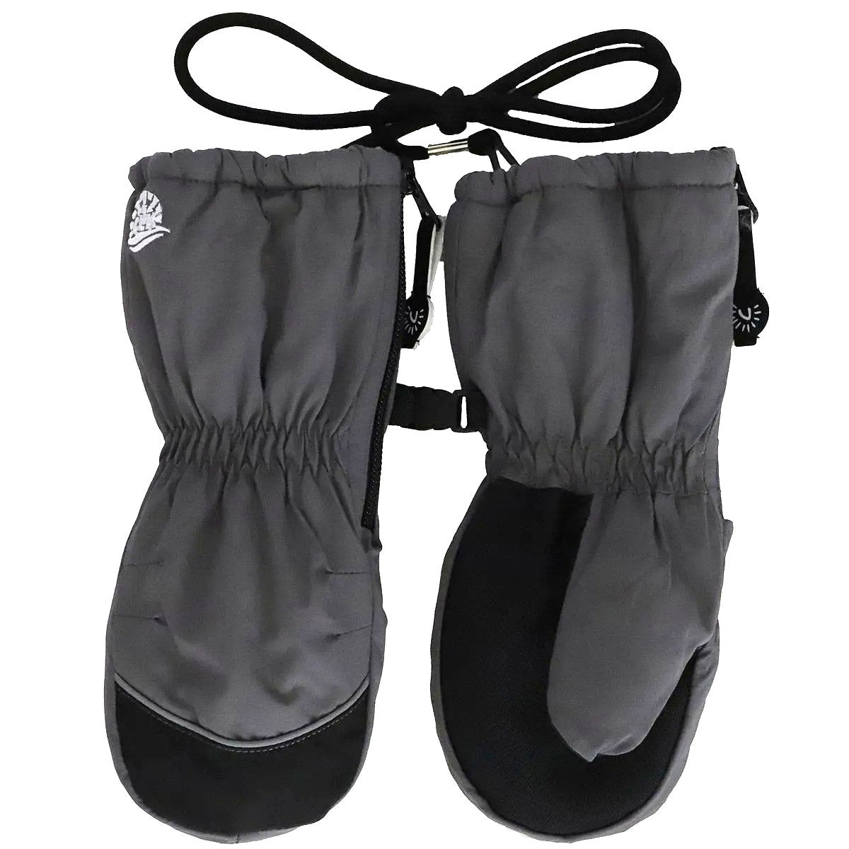Calikids Toddler Waterproof Mitten Easy Dressing - Charcoal
