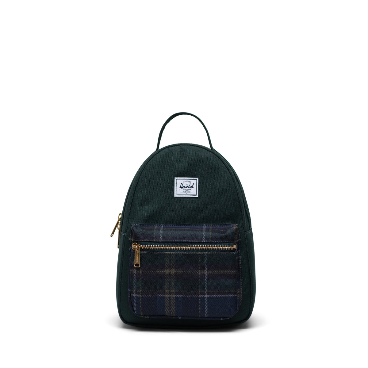Herschel Unisex Nova Mini Backpack 7L-Darkest Spruce/Winter Plaid, Ste